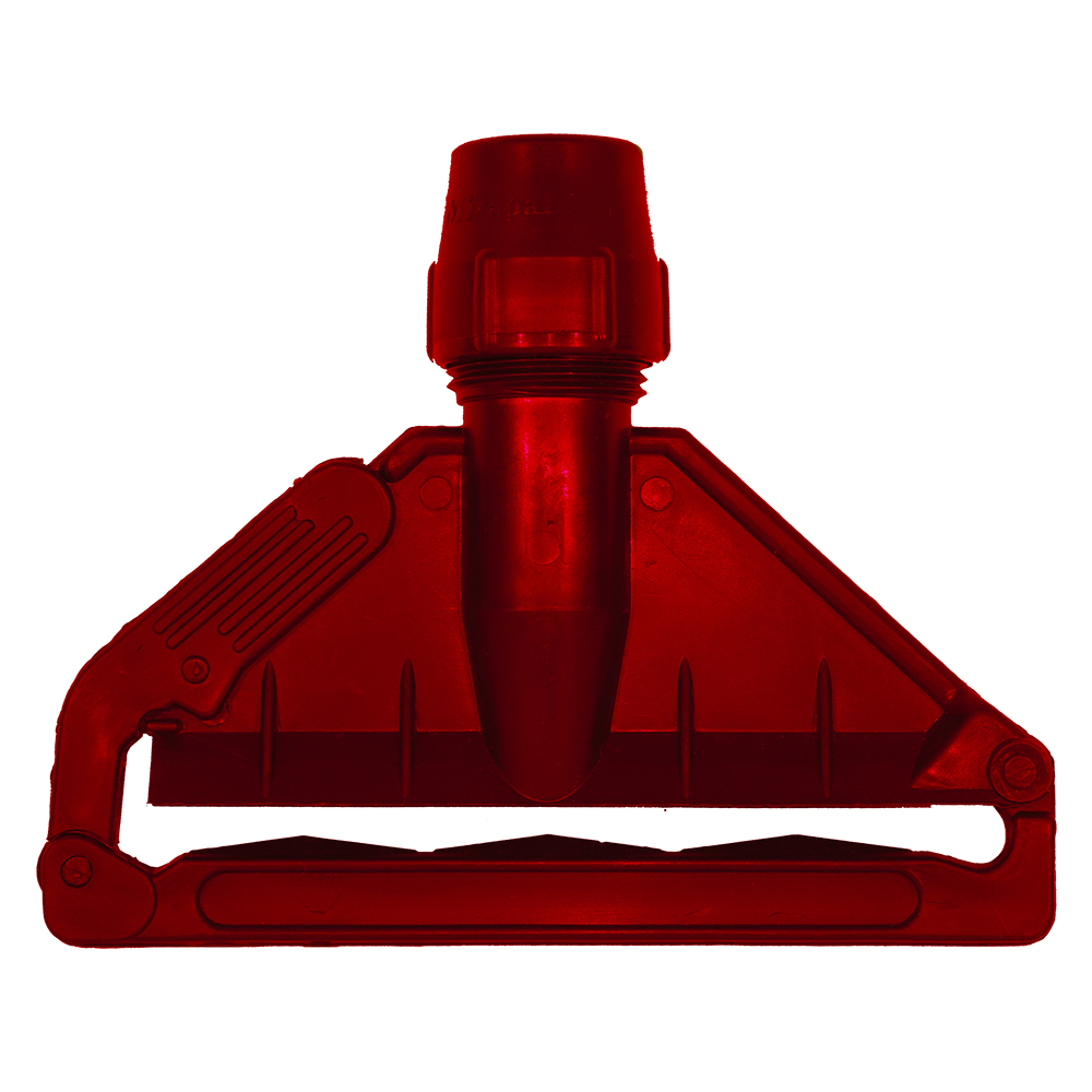 Janitorial Fan Mop Holder Plastic Clip Only – Red