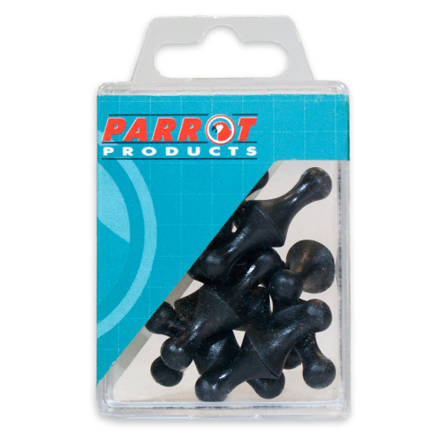 Magnet Map Pins (25 Box, Size:16mm, Black)