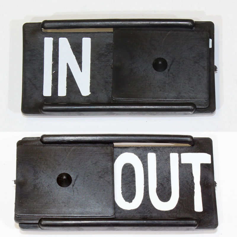 Letter Board In/Out Slides (35*65mm)
