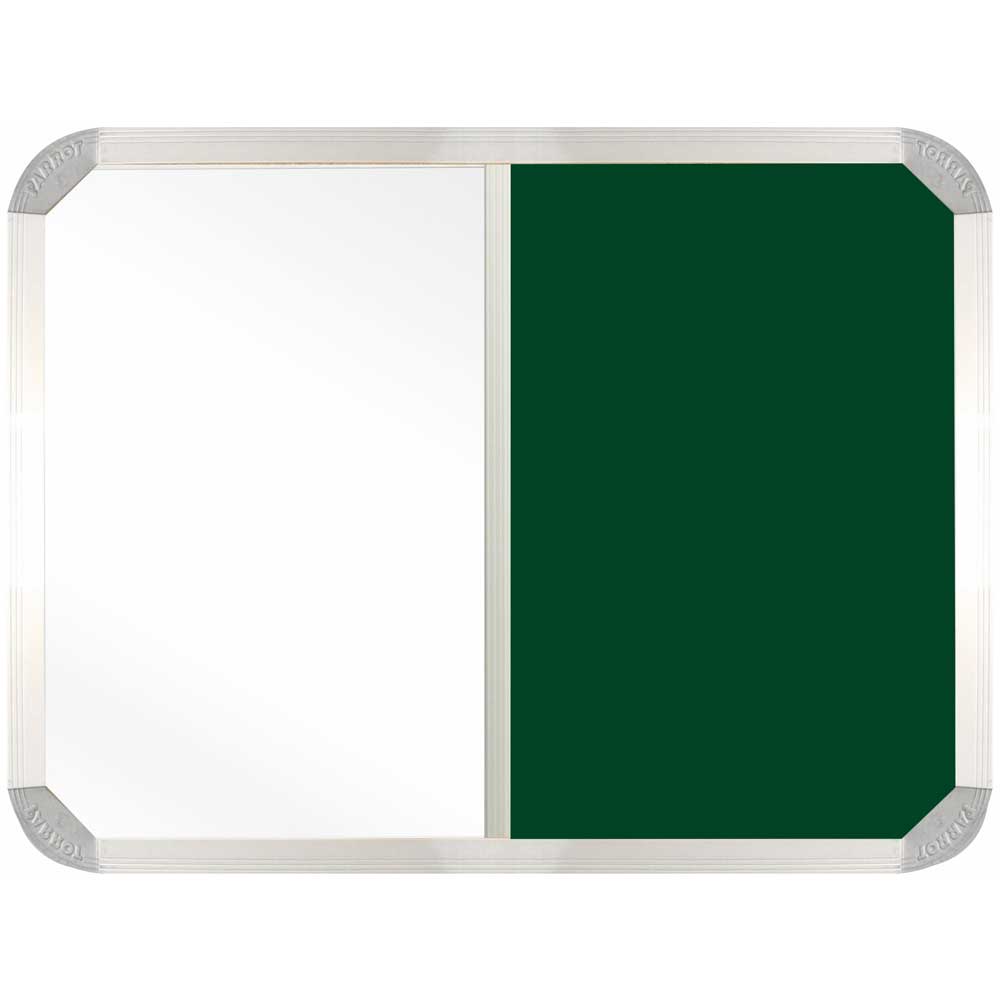 Non-Magnetic Combination Whiteboard (900*600mm, Green Felt)
