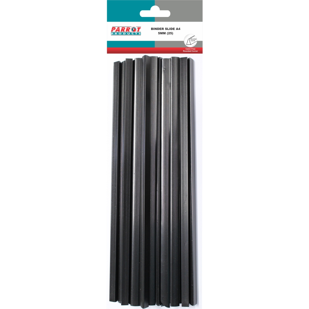 25 Slide Binders (A4, 297 x 10mm, Black)