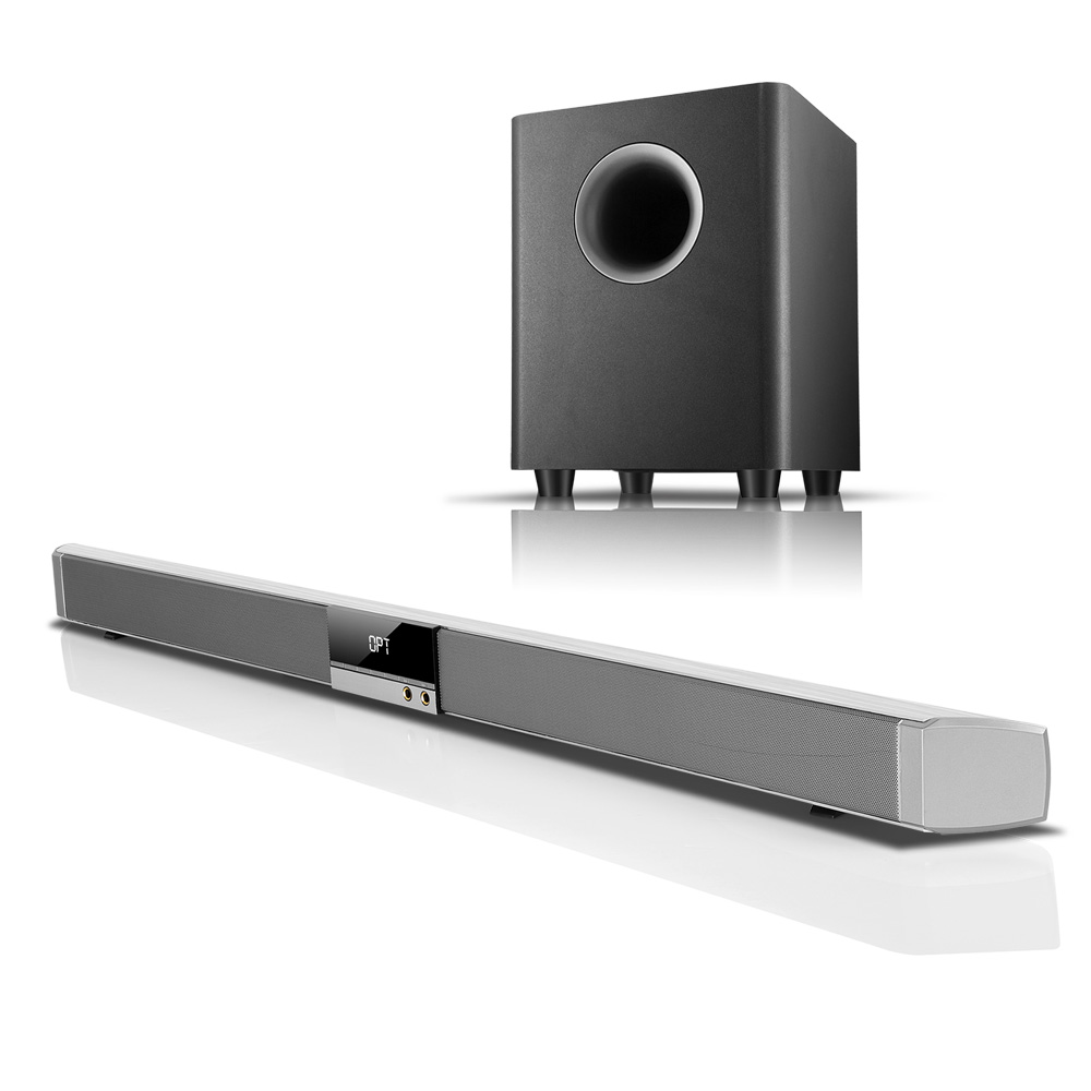 Sound Bar Speaker + Wireless Bluetooth Subwoofer