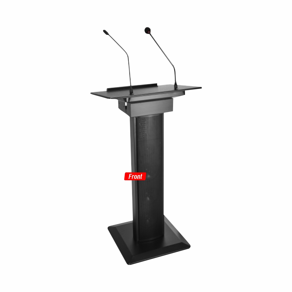 Lectern microphone and speaker