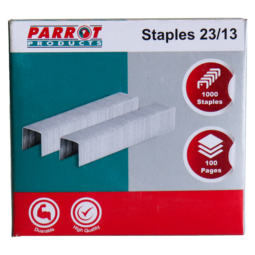 Staples (Staple Size: 23/13, Box of 1000, 100 Pages)