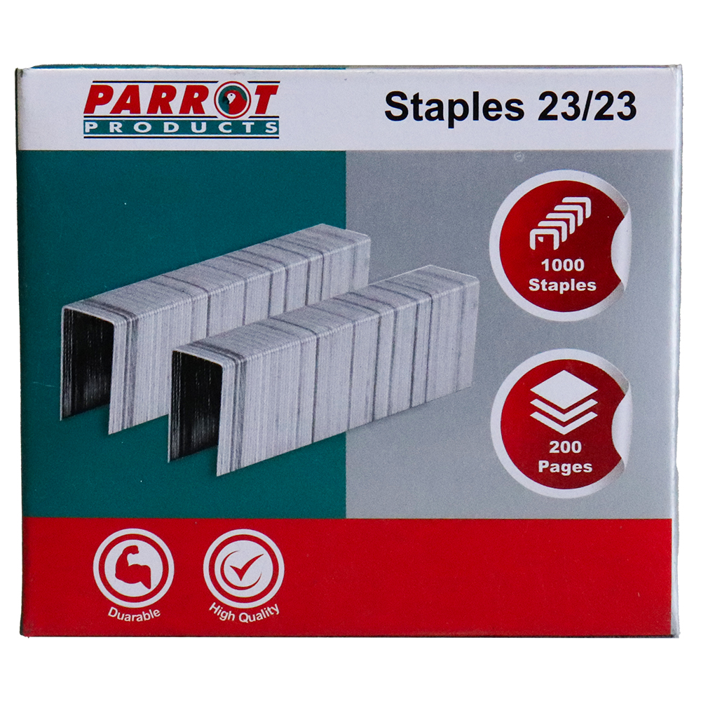 Staples (Staple Size: 23/23, Box of 1000, 200 Pages)