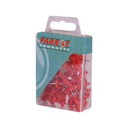 Push Pins (Boxed 30, Red)