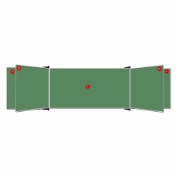 Educational Board Magnetic Chalkboard (1220*1220, Side Panel, Option A)