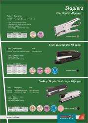 Desktop Steel Stapler Medium 105*(24/6 26/6) Silver 20 Pages